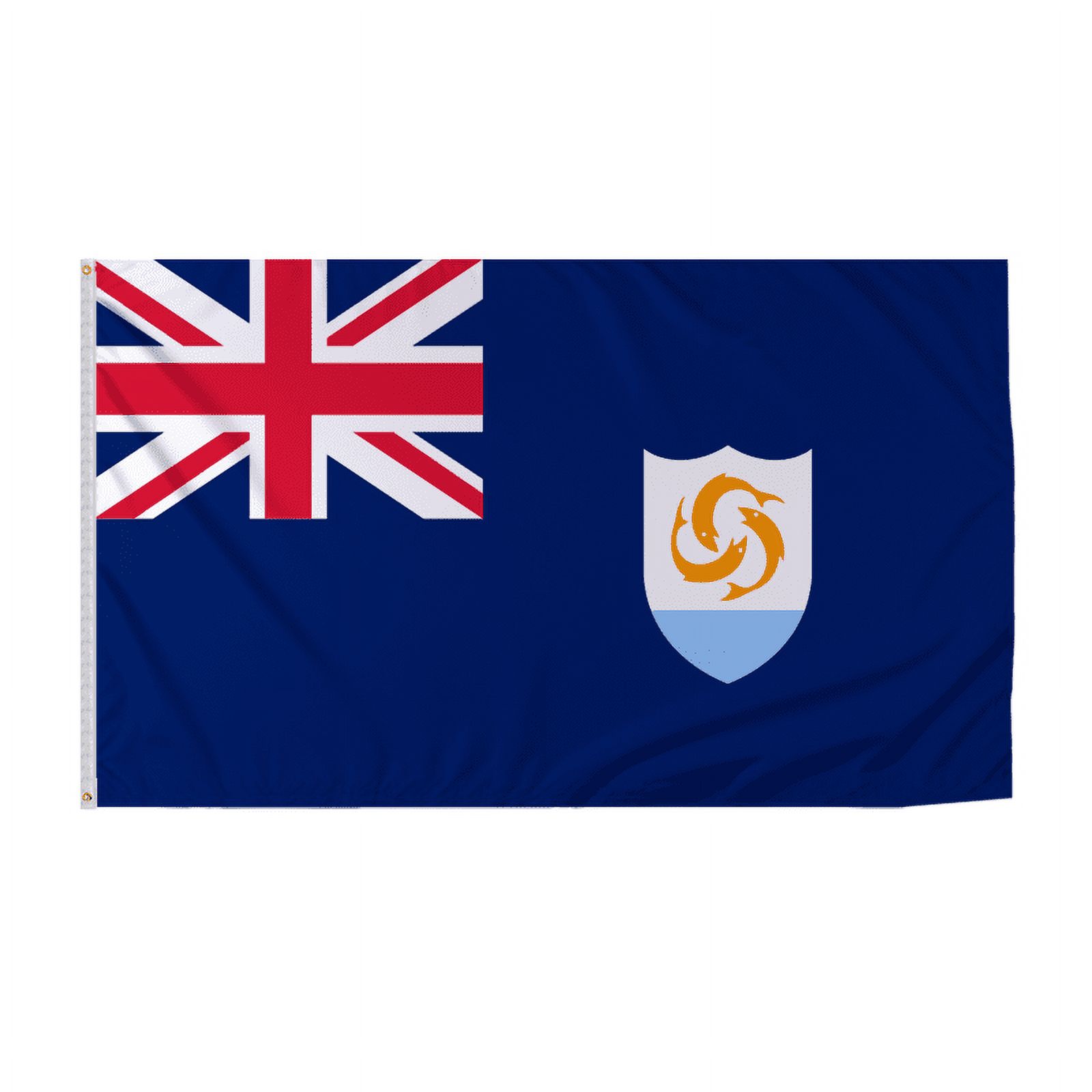 Promopatriot Anguilla Country Flag 8x12 ft - 200D Nylonn- Rope Thimble ...