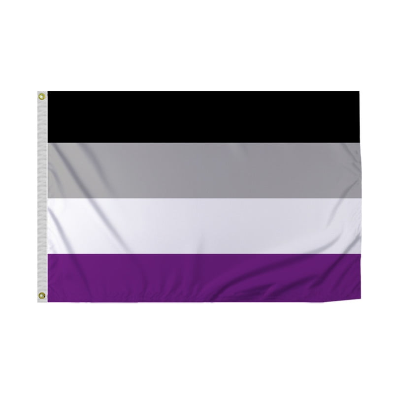 Promopatriot Asexual Pride Flag 4x6 Ft Printed 200D Nylon Brass ...