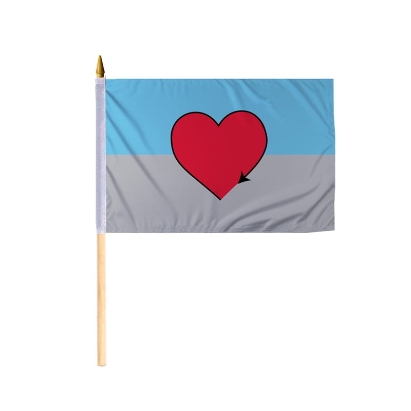 Promopatriot Autosexual Pride Stick Flag 12x18 inch Stick Flag Sewn ...