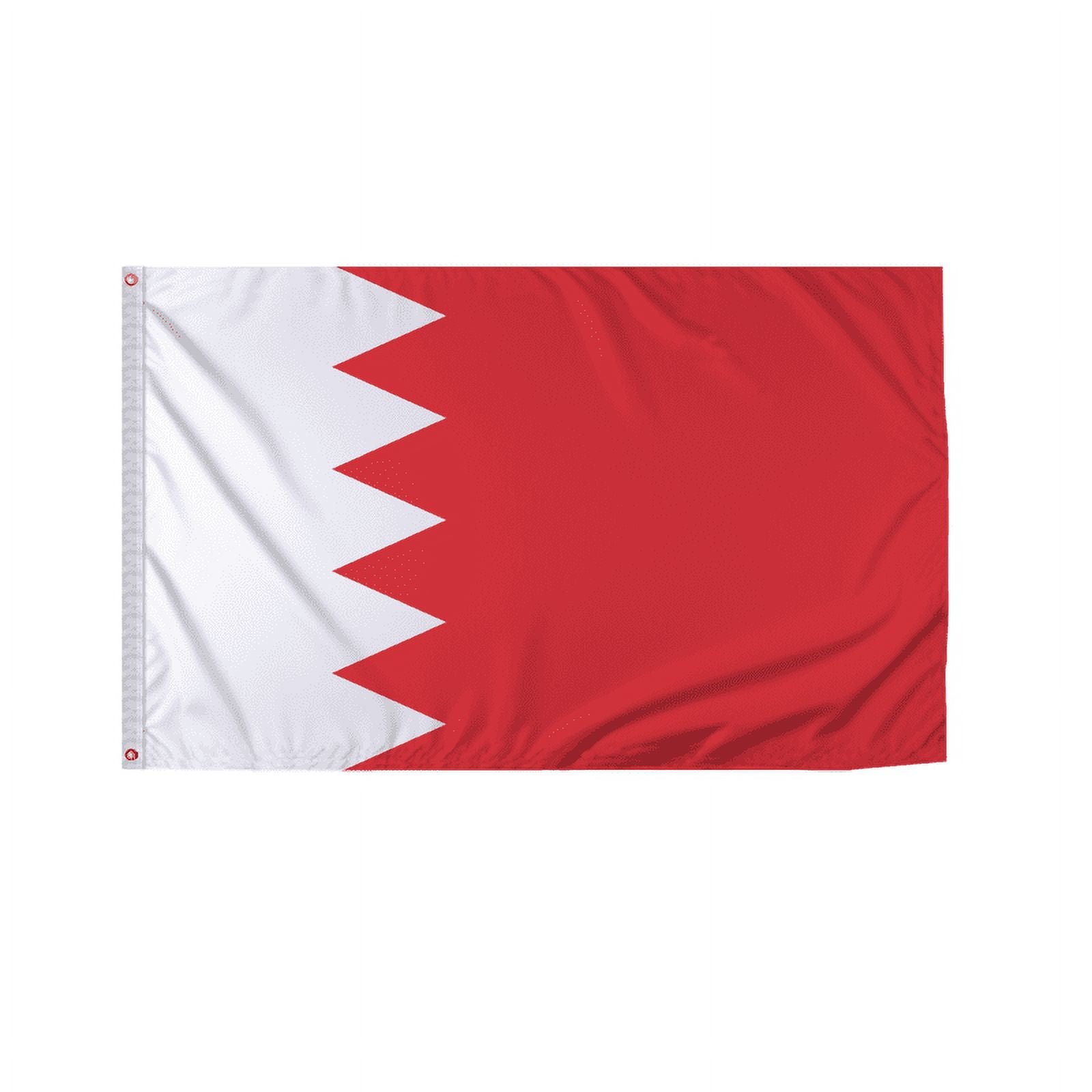Promopatriot Bahrain Country Flag 5x8 Ft Outdoor Nylon Double Stitched ...