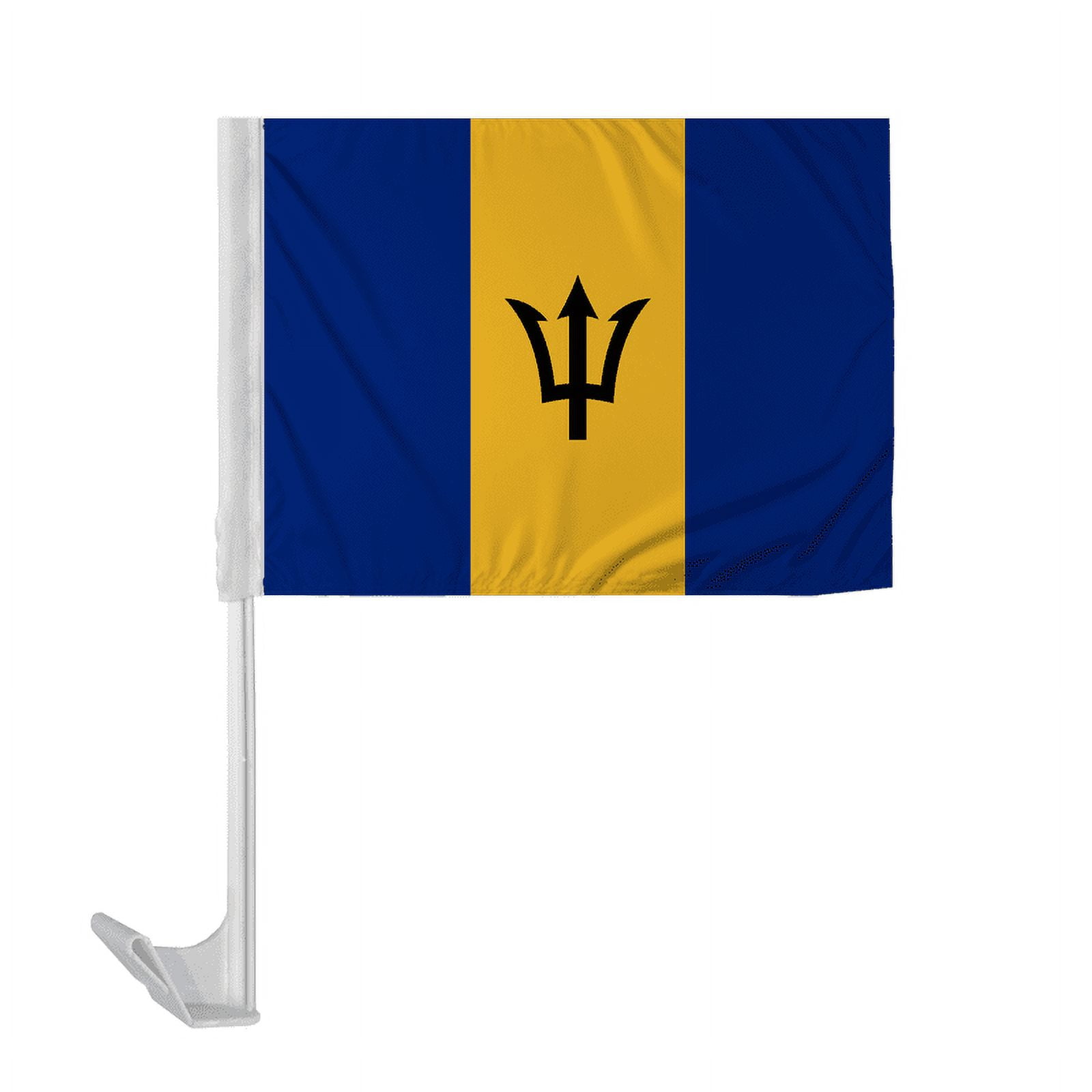 Promopatriot Barbados Car National Flag 12x16 inch Economy Polyester ...