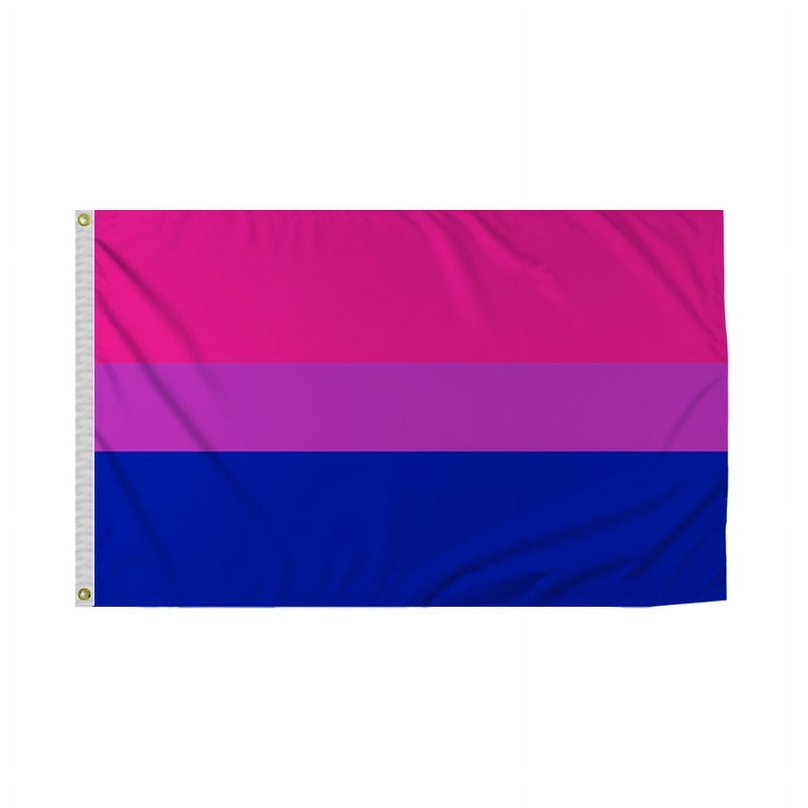Promopatriot Bisexual Pride Flag 2x3 Ft Printed 200D Nylon Brass ...