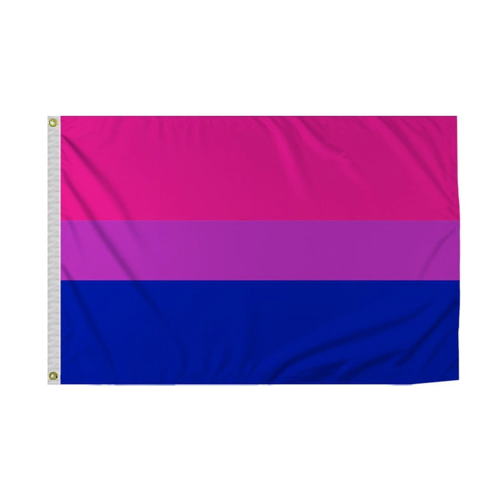 Promopatriot Bisexual Pride Flag 4x6 Ft Printed 200D Nylon Brass ...