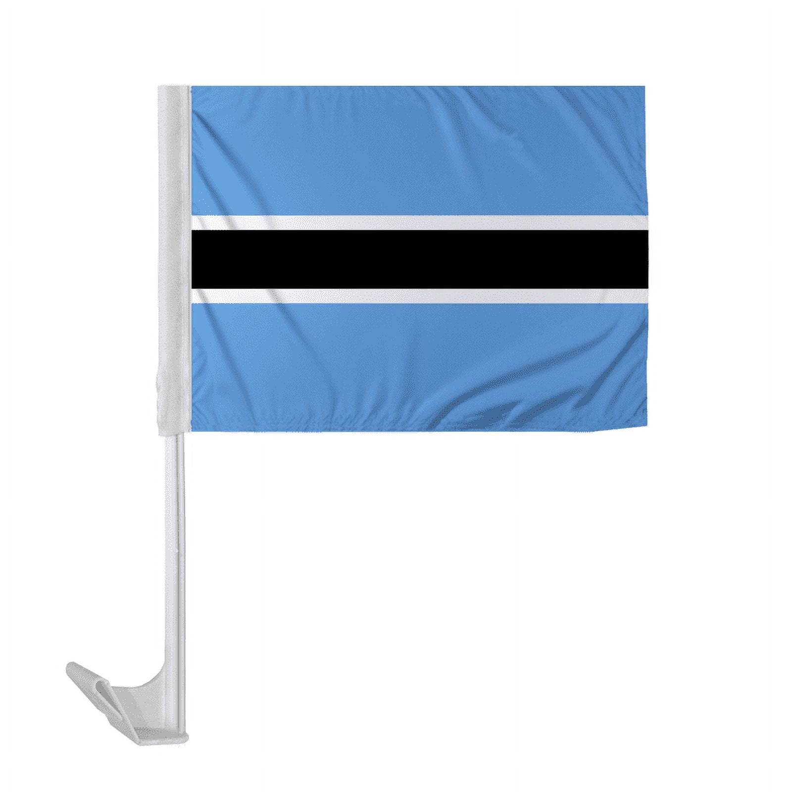 Promopatriot Botswana Car National Flag 12x16 inch Economy Polyester ...