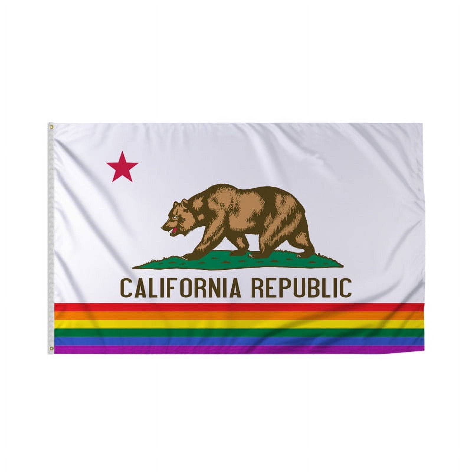 Promopatriot California Pride Flag 3x5 Ft Printed 200D Nylon Brass ...