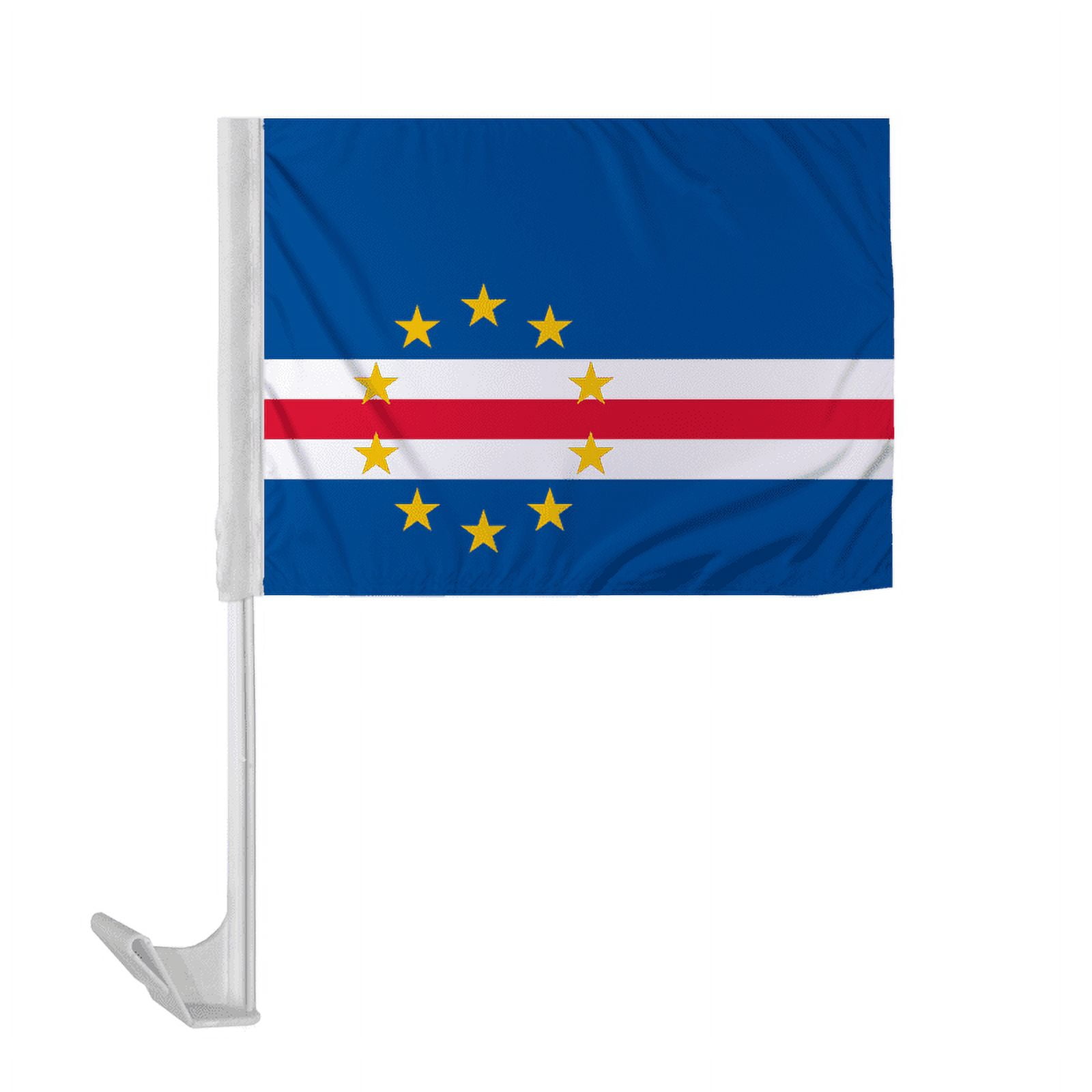 Promopatriot Cape Verde Car National Flag 12x16 inch Economy Polyester ...