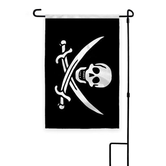 Promopatriot Captain Jack Rackham Pirate Garden Flag 12'x18' inch Nylon ...