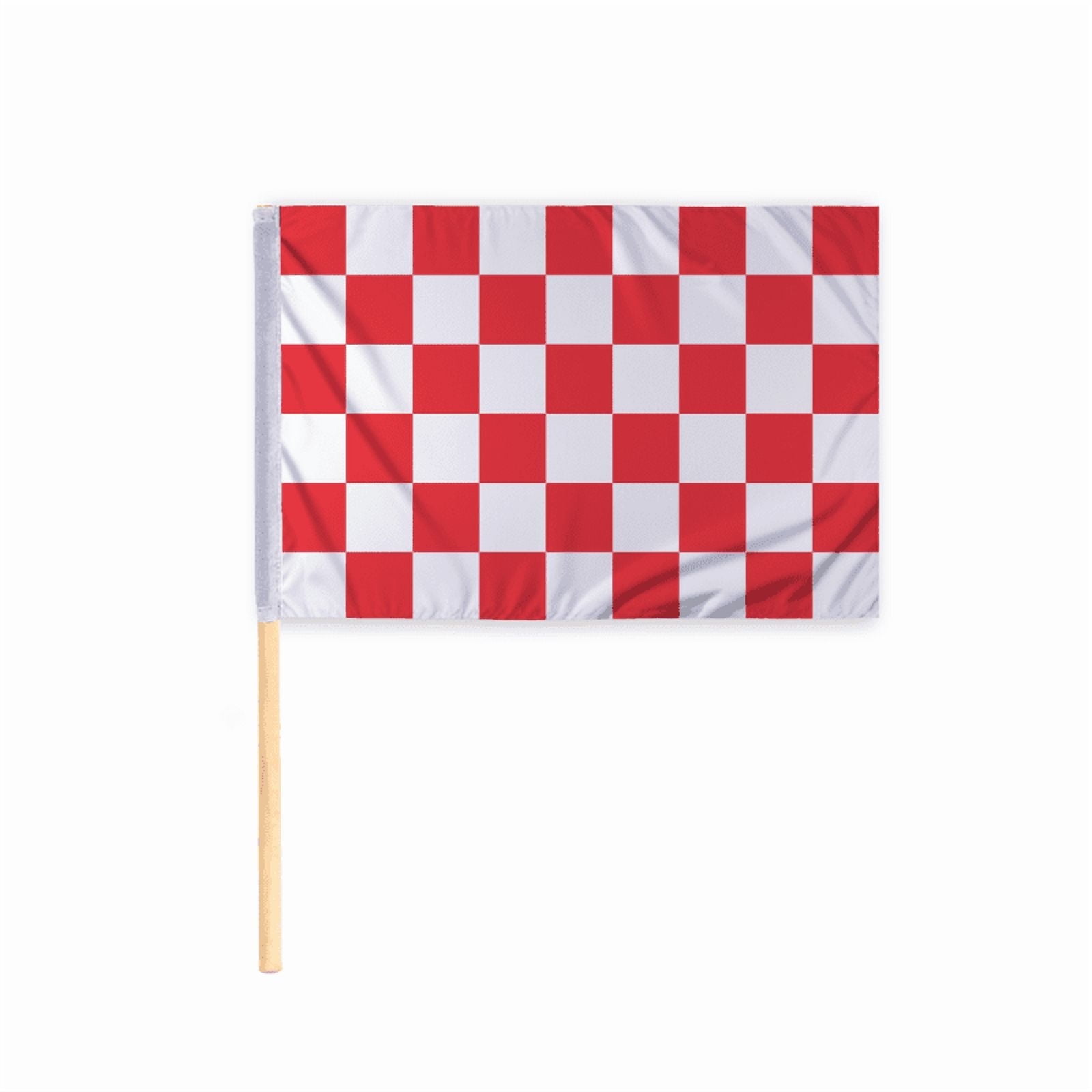 Promopatriot Checkered Racing Flag Red White 30x30 inch 200D Nylon on ...