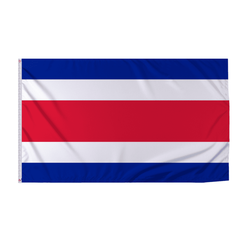 Promopatriot Costa Rica Country Flag 8x12 ft - 200D Nylon - Rope ...