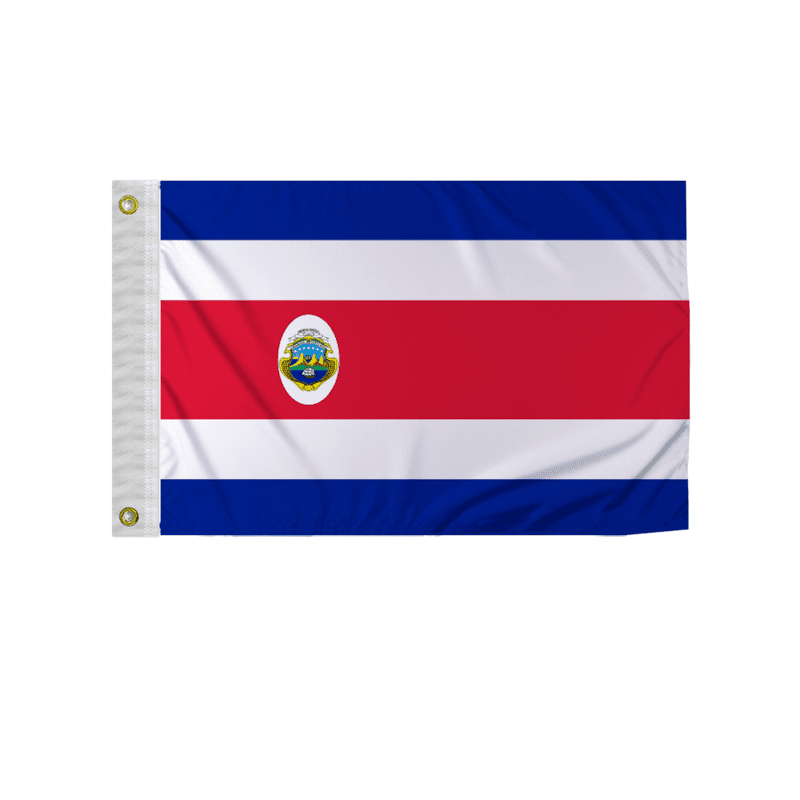 Promopatriot Costa Rica with Seal National Flag 2x3 ft Nylon Double ...