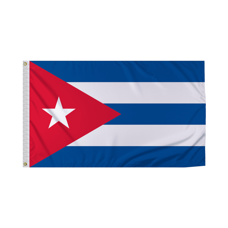 Promopatriot Cuba Country Flag 3x5 Ft Outdoor Nylon Double Stitched ...