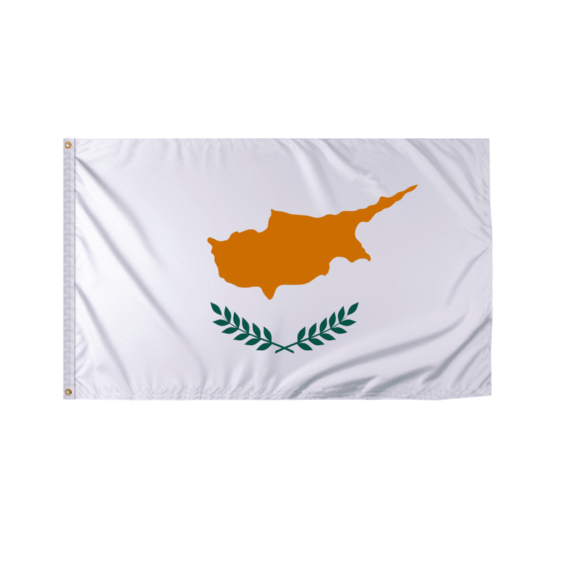 Promopatriot Cyprus Country Flag 5x8 Ft Outdoor Nylon Double Stitched ...