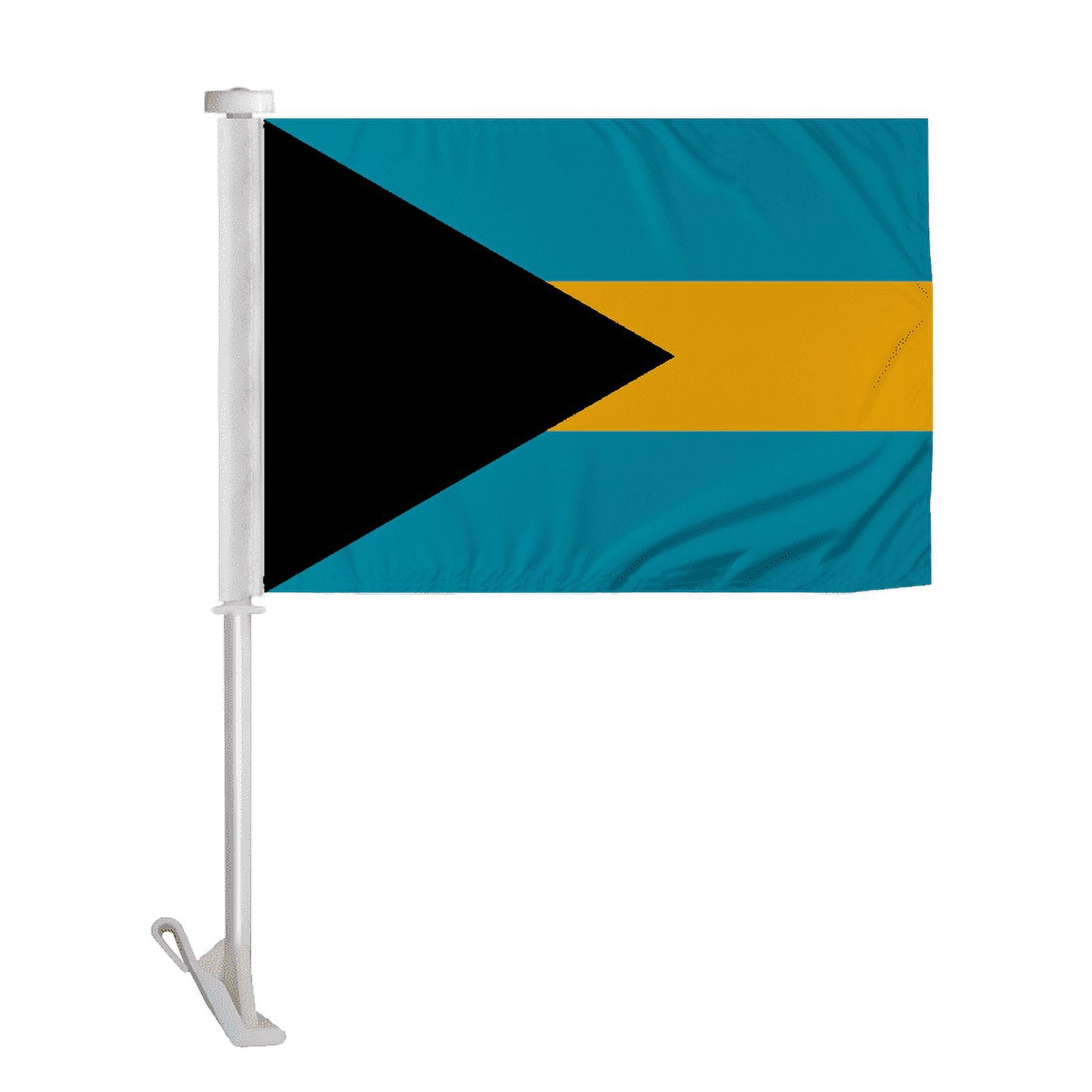 Promopatriot Double Sided Bahamas Car Flag 10.5x15 inch Premium Super ...
