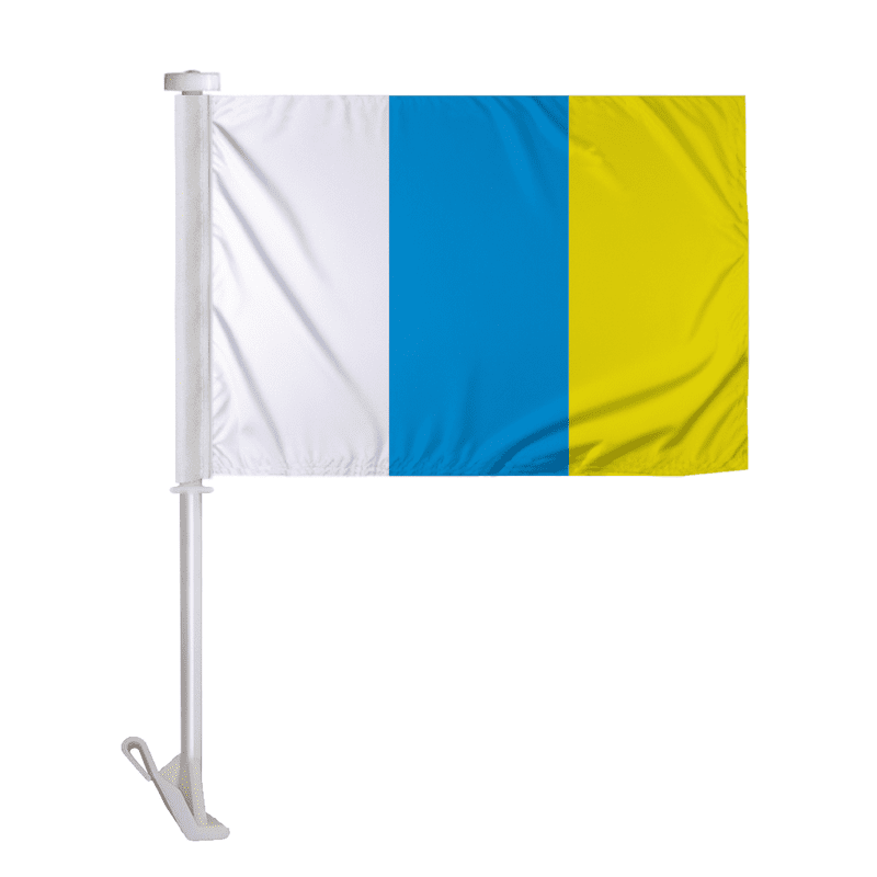 Promopatriot Double Sided Canary Islands Car Flag 10.5x15 inch Premium ...