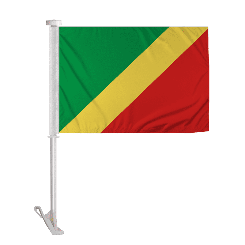 Promopatriot Double Sided Congo Republic Car Flag 10.5x15 inch Premium ...