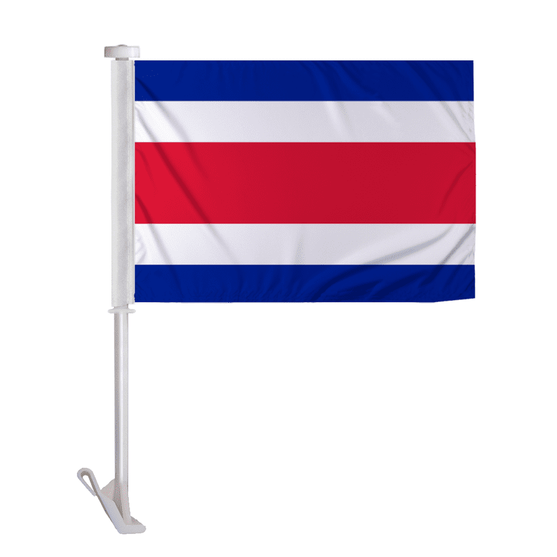 Promopatriot Double Sided Costa Rica Car Flag 10.5x15 inch Premium ...