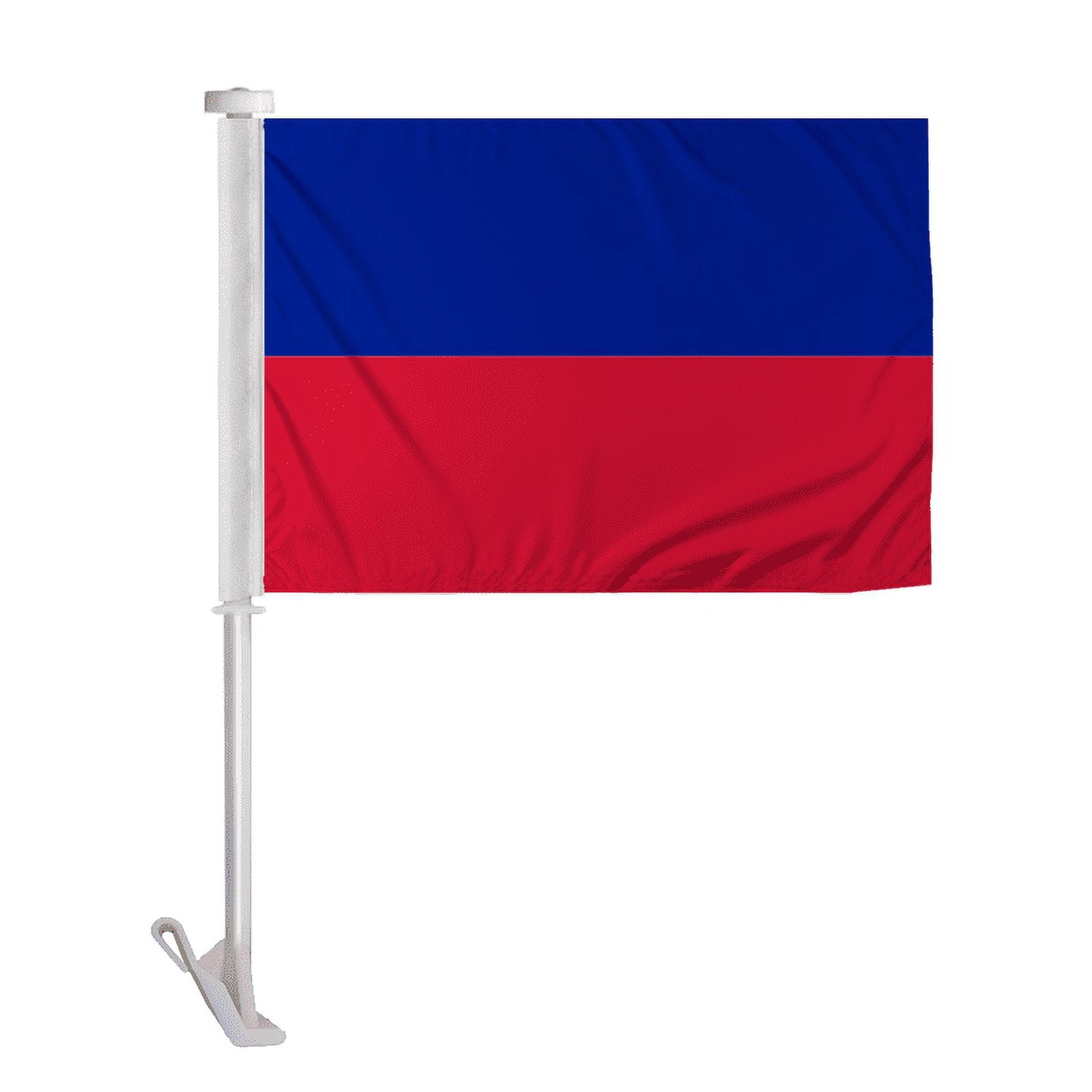 Promopatriot Double Sided Haiti Car Flag 10.5x15 inch Premium Super ...
