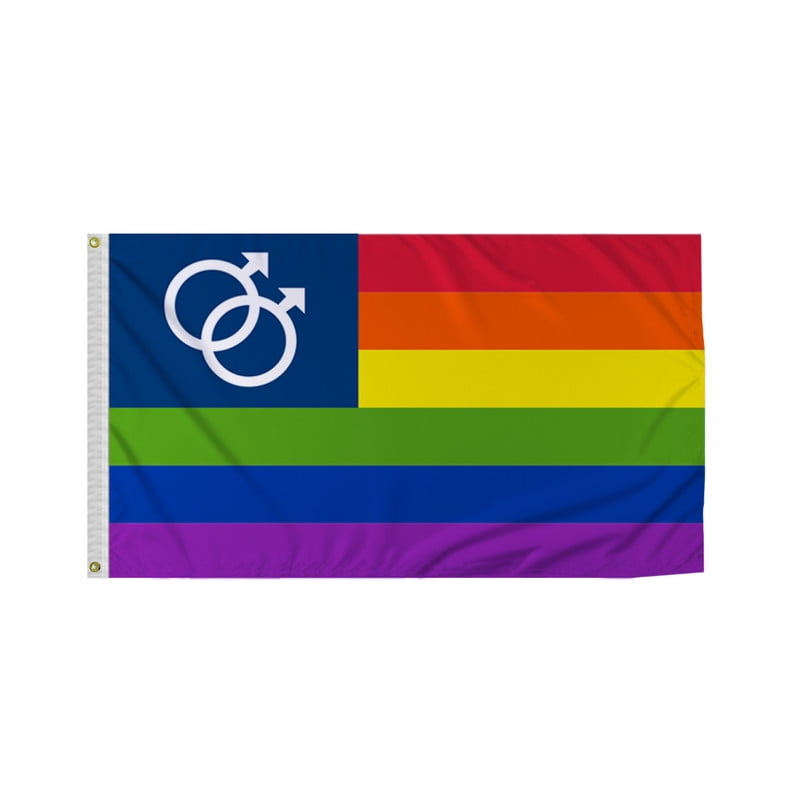 Promopatriot Double USA Mars Pride Flag 2x3 Ft Printed 200D Nylon Brass ...
