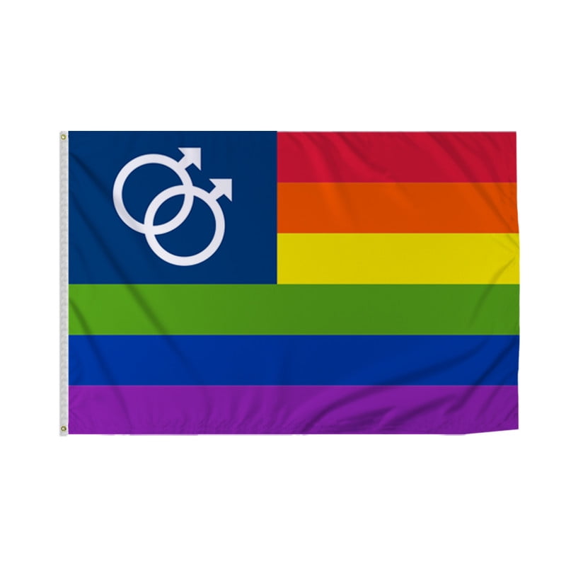 Promopatriot Double USA Mars Pride Flag 5x8 Ft Printed 200D Nylon Brass ...