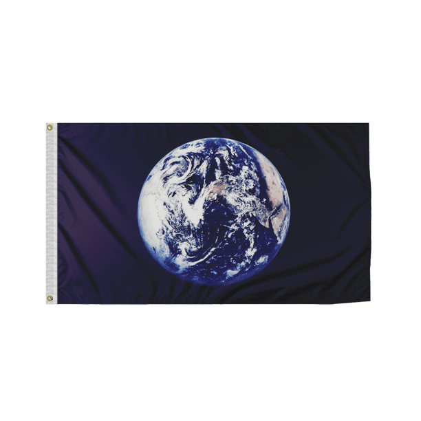 Promopatriot Earth Day Symbol Flag - 3x5 ft Nylon with Stitched Edges ...