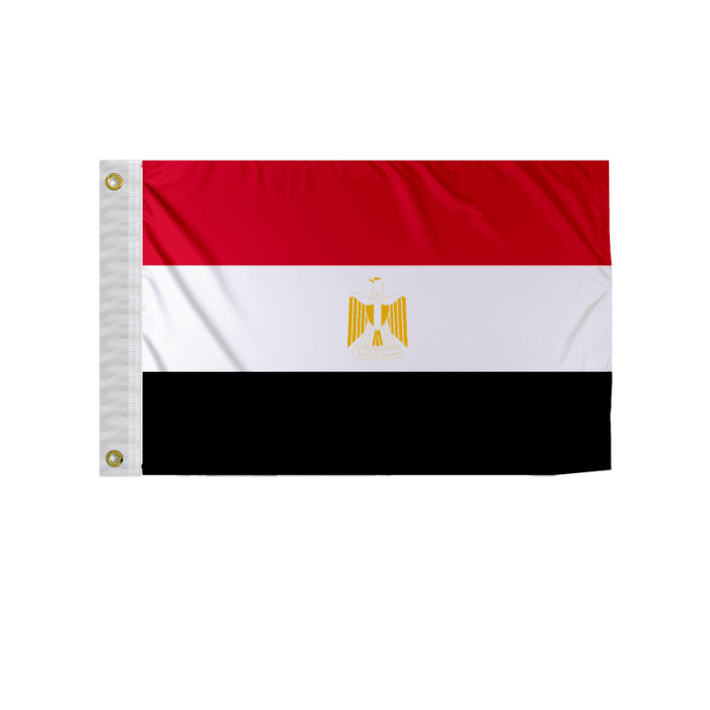 Promopatriot Egypt National Flag 2x3 ft Nylon Double Stitched Edges ...