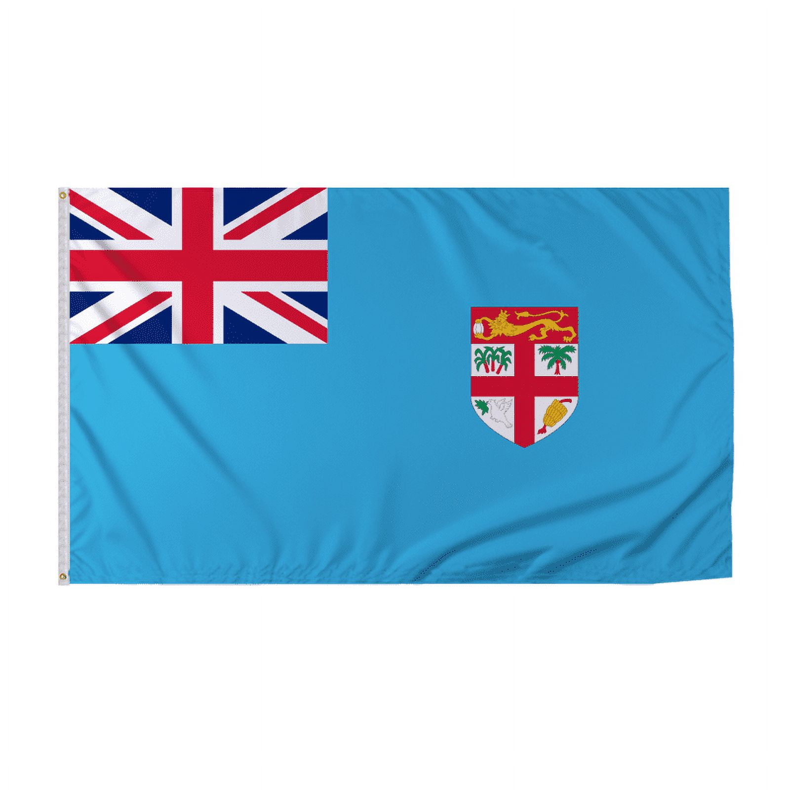 Promopatriot Fiji Country Flag 8x12 ft - 200D Nylon - Rope Thimble & 1 ...