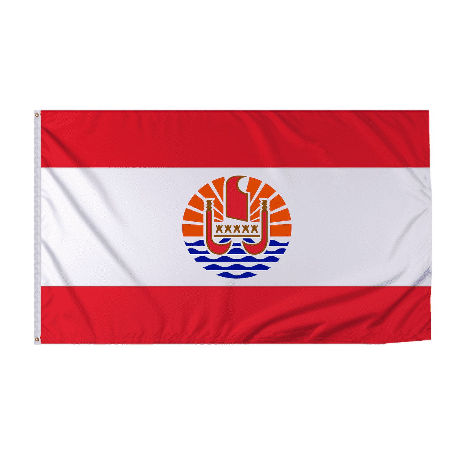 Promopatriot French Polynesia Country Flag 8x12 ft - 200D Nylon - Rope ...