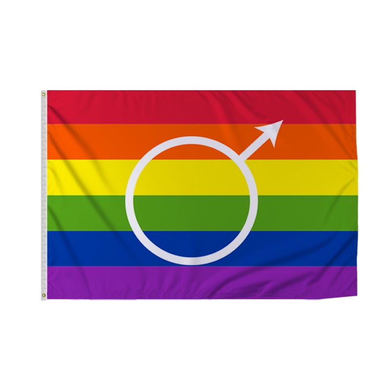 Promopatriot Gay Pride Flag 5x8 Ft Printed 200D Nylon Brass Grommets ...