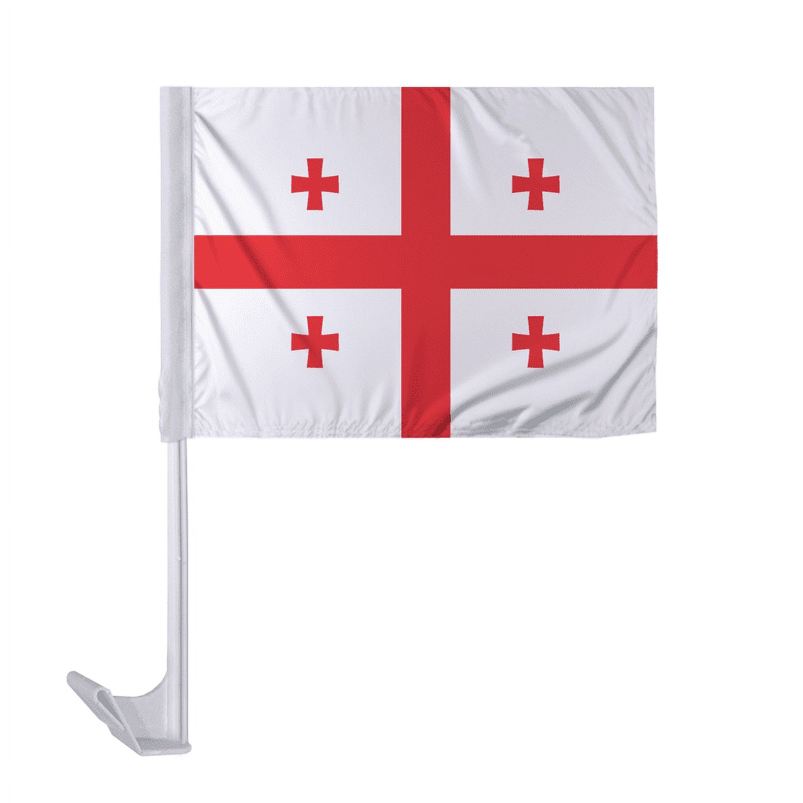 Promopatriot Georgia Car National Flag 12x16 inch Economy Polyester ...