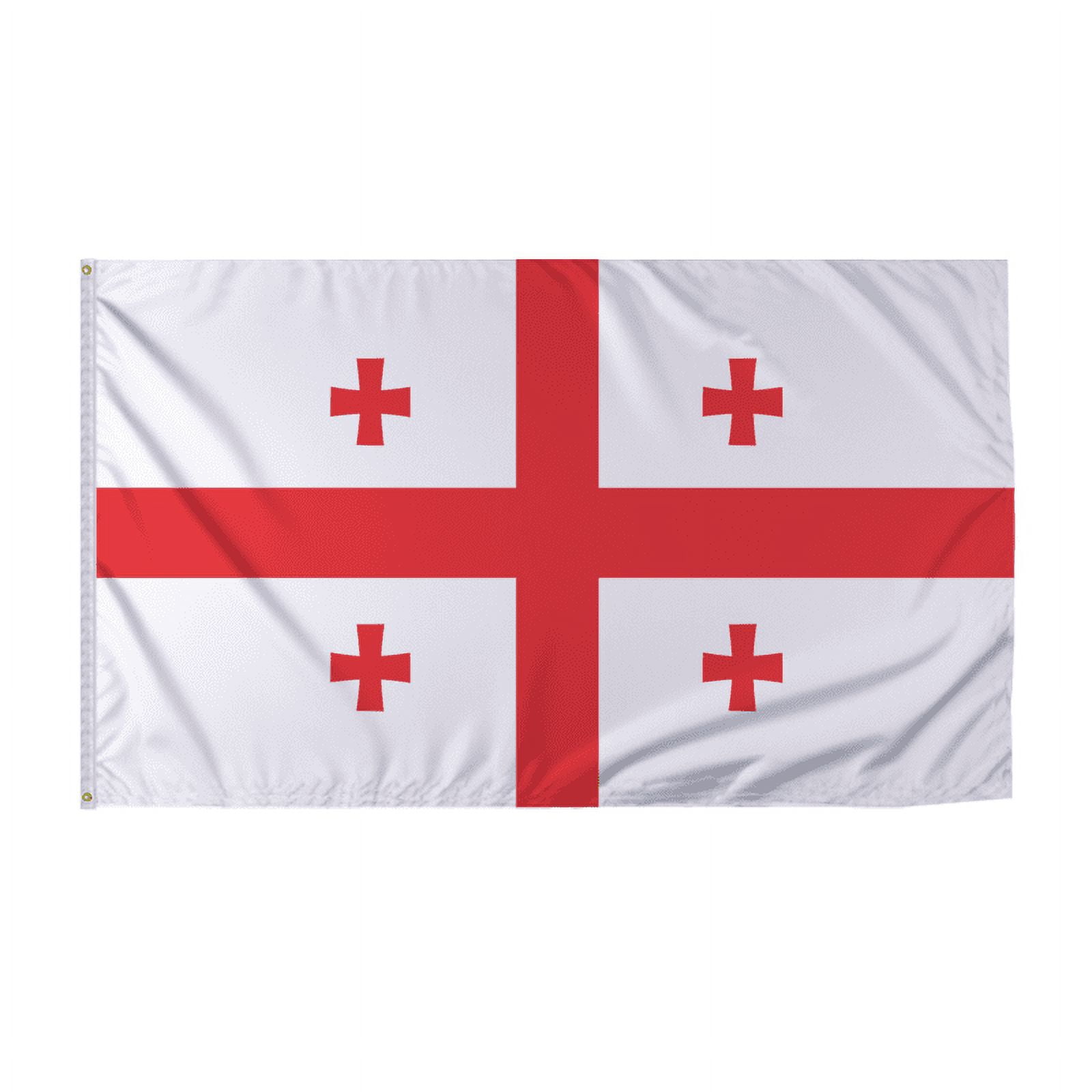 Promopatriot Georgia Country Flag 8x12 ft - 200D Nylon - Rope Thimble ...