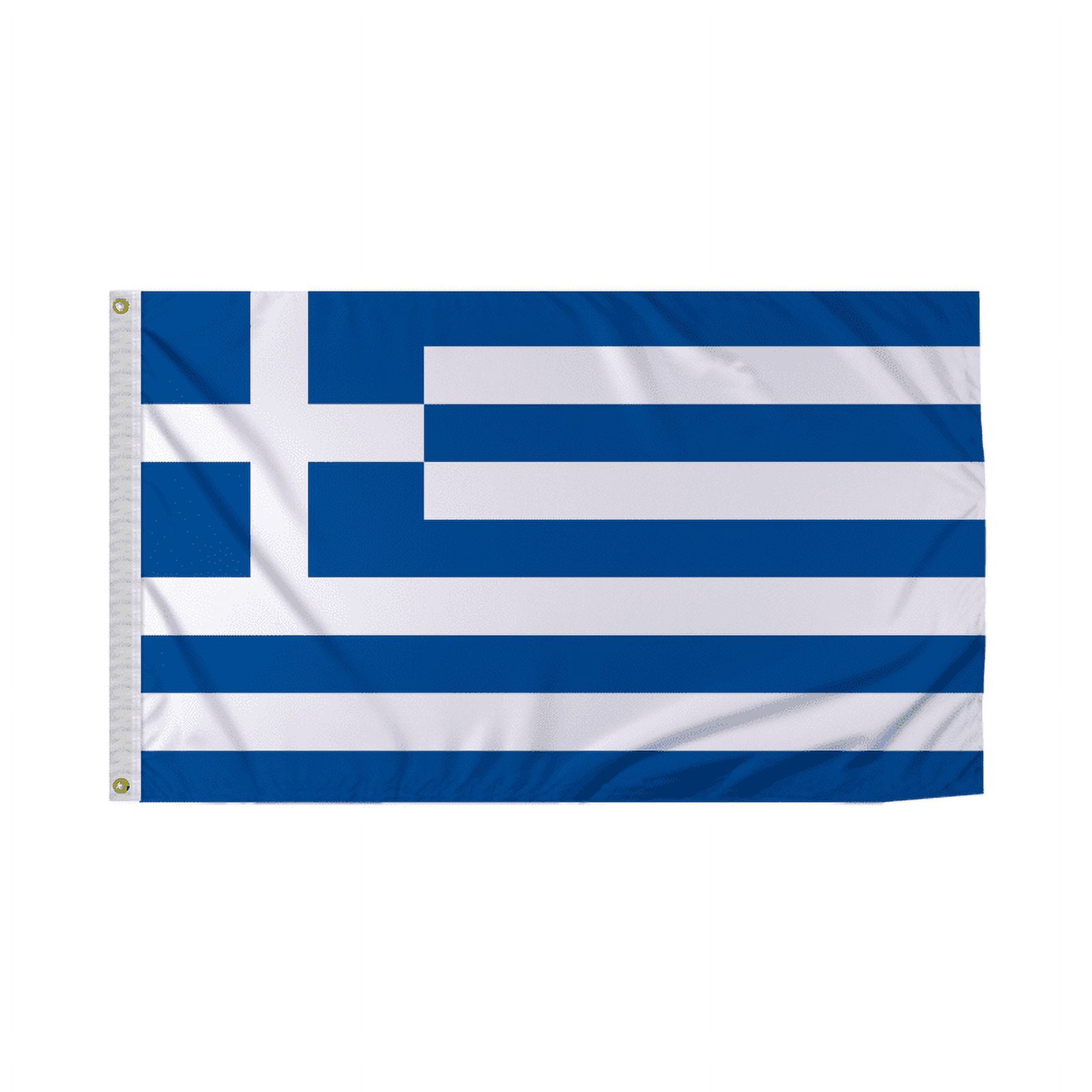 Promopatriot Greece Country Flag 3x5 Ft Outdoor Nylon Double Stitched ...