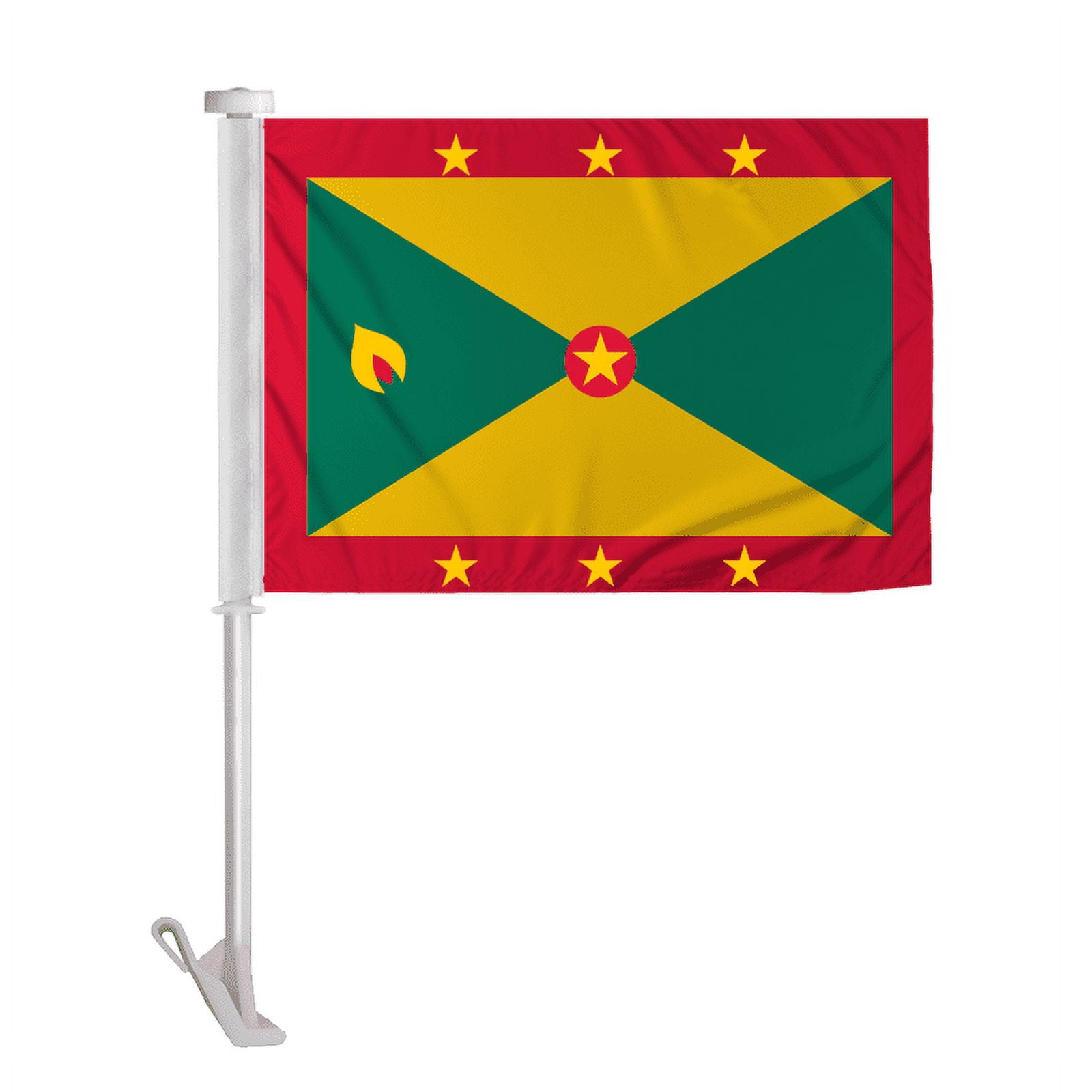 Promopatriot Grenada Car Flag 10.5x15 inch Premium Super Knit Polyester ...