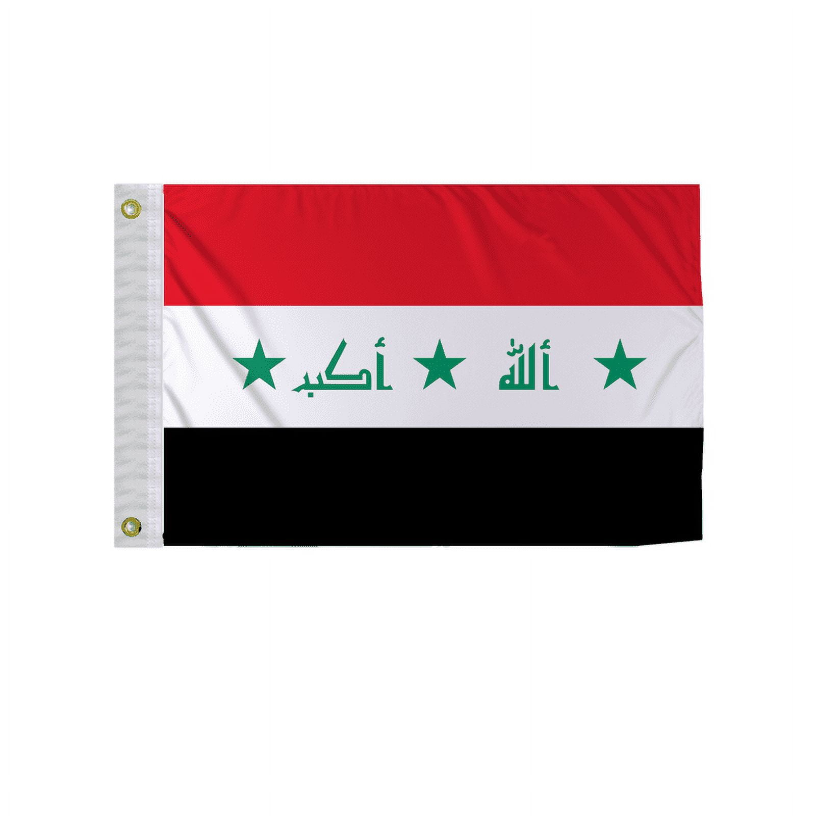 Promopatriot Iraq 2004 12x18 inch Boat Flag 200D Nylon Double Stitched ...