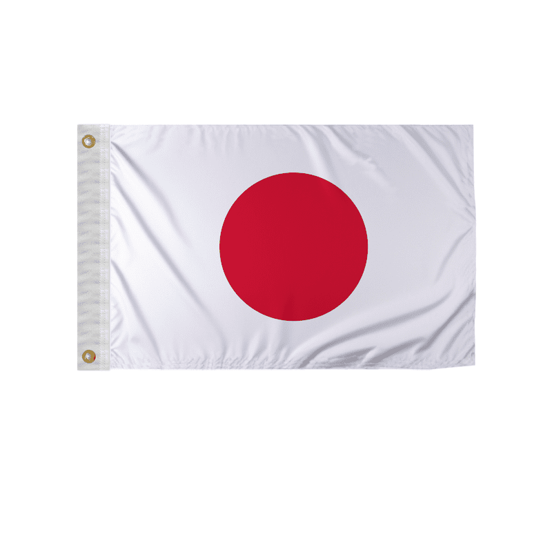 Promopatriot Japan 12x18 inch Boat Flag 200D Nylon Double Stitched ...