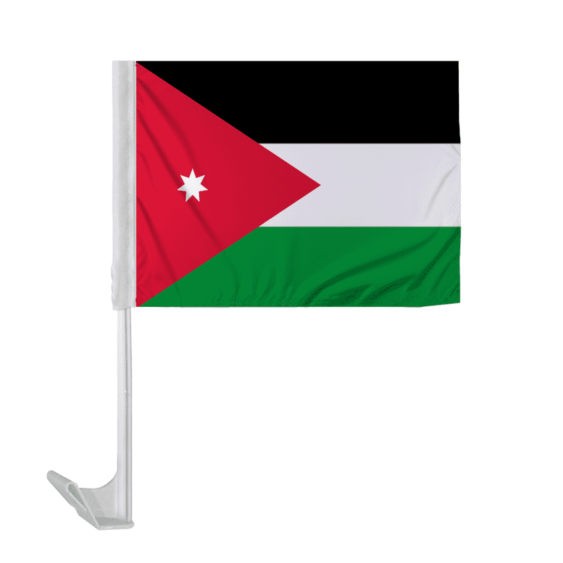 Promopatriot Jordan Car National Flag 12x16 inch Economy Polyester ...