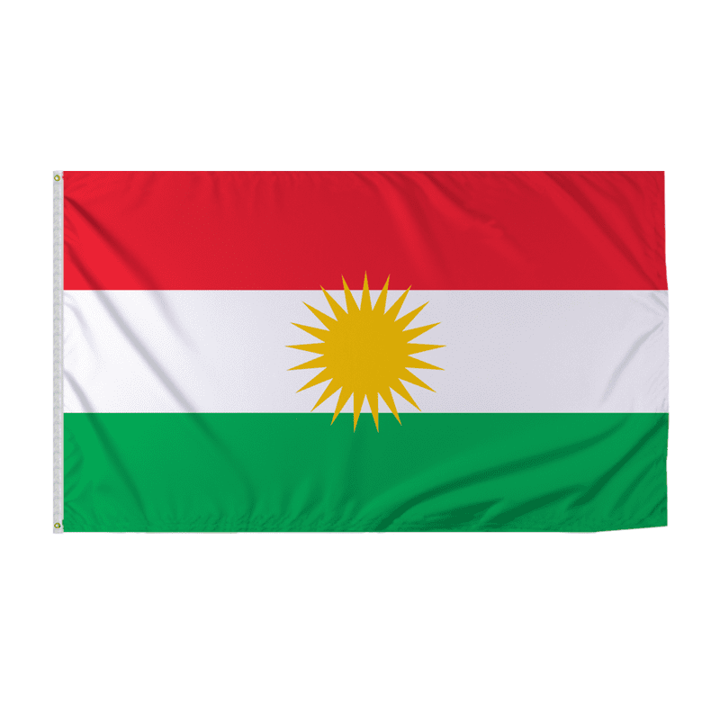 Promopatriot Kurdistan Country Flag 8x12 ft - 200D Nylon - Rope Thimble ...