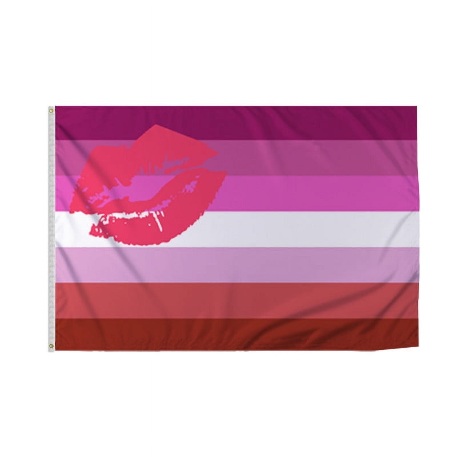 Promopatriot Large Lipstick Lesbian Pride Flag 8x12 Ft Printed 200D ...