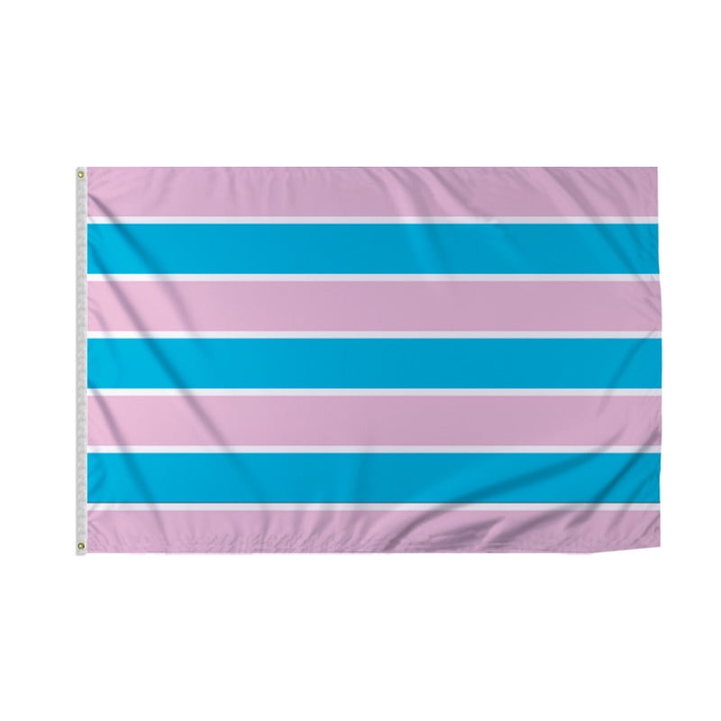 Promopatriot Large Transexual Pride Flag 10x15 Ft Printed 200D Nylon ...