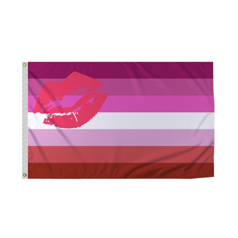 Promopatriot Lipstick Lesbian Pride Flag 5x8 Ft Printed 200D Nylon ...