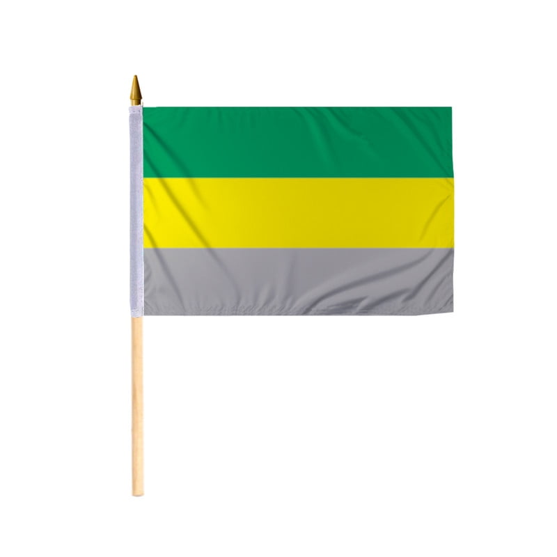 Promopatriot Lithromantic Pride Stick Flag 12x18 inch Stick Flag Sewn ...