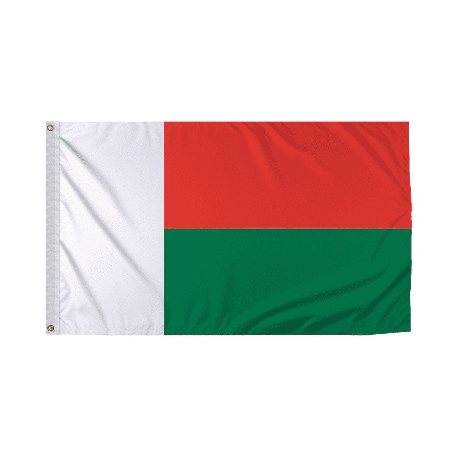 Promopatriot Madagascar Country Flag 4x6 Ft Outdoor Nylon Double ...