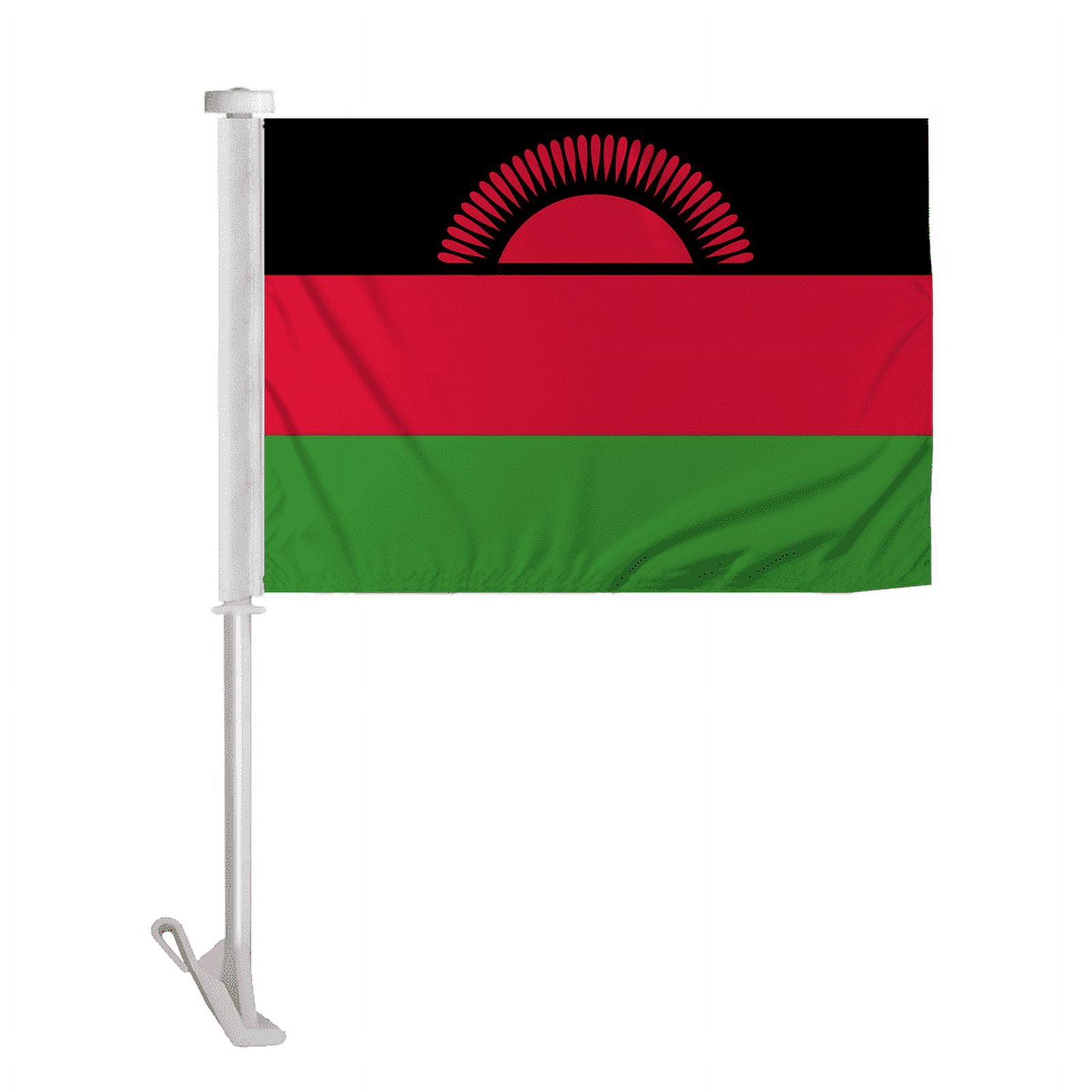 Promopatriot Malawi Car Flag 10.5x15 inch Premium Super Knit Polyester ...