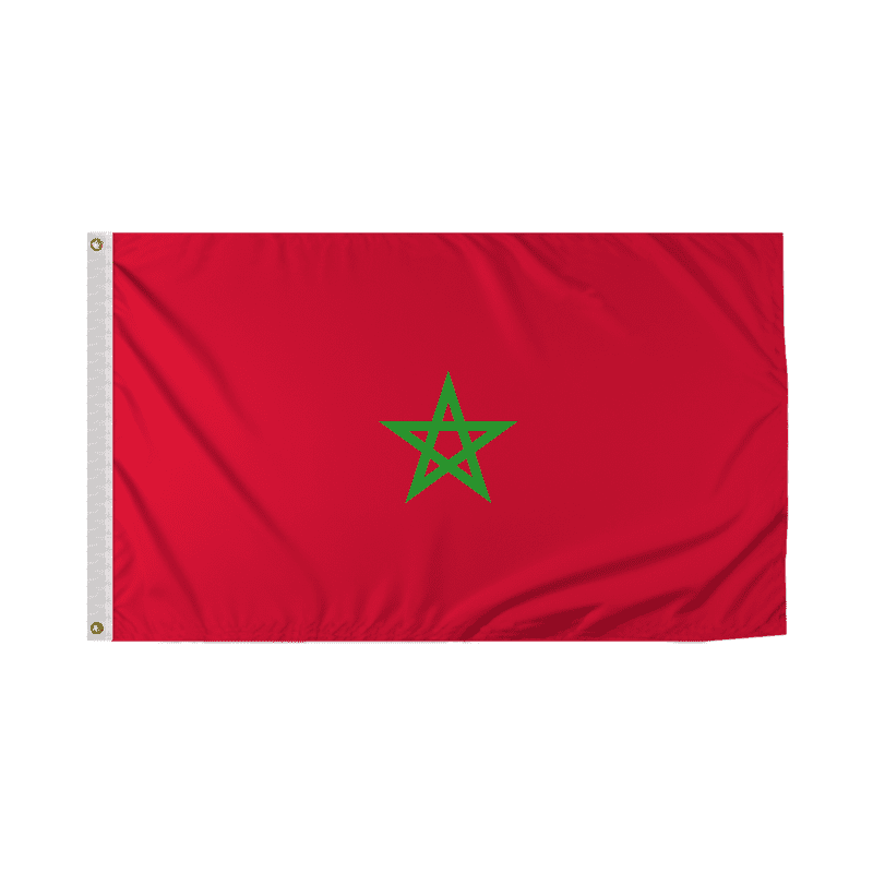 Promopatriot Morocco Country Flag 4x6 Ft Outdoor Nylon Double Stitched ...