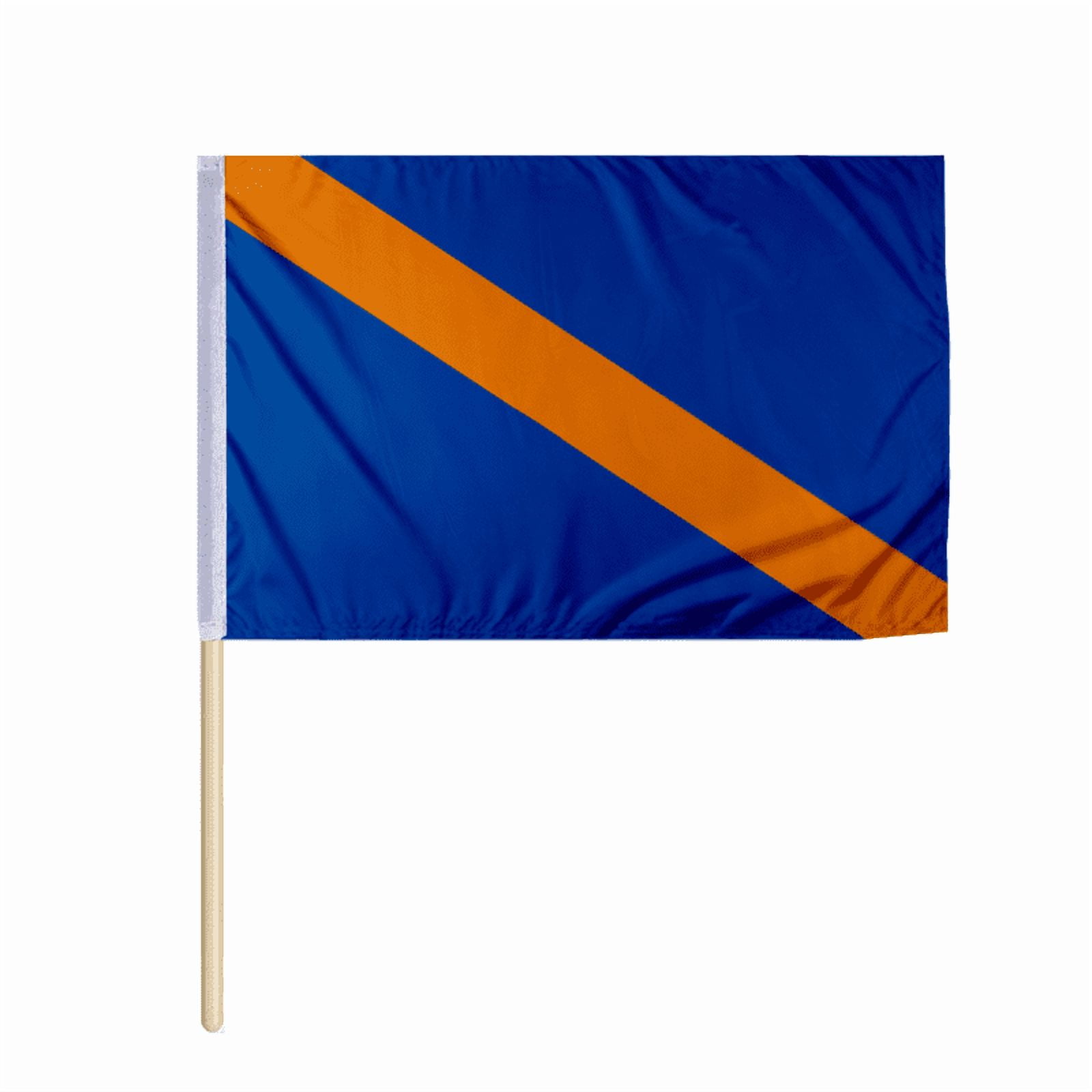 Promopatriot Move to Outside Racing Flag 24x30 inch - Mounted on 30 ...