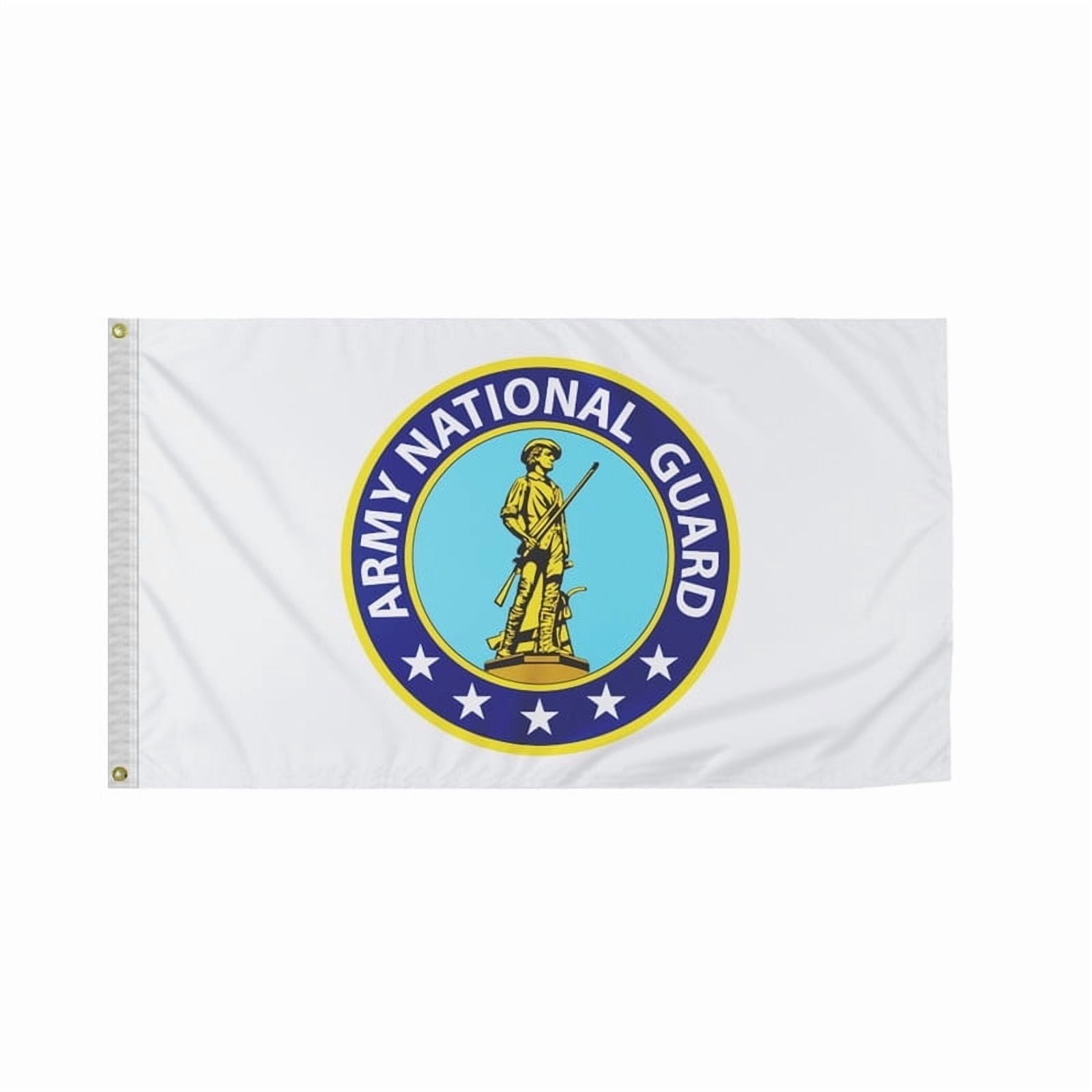 Promopatriot U.S. National Guard 2x3 ft Ceremonial Flag Durable Nylon ...