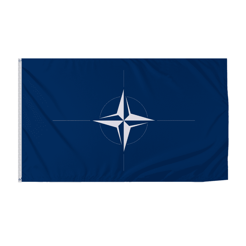 Promopatriot Nato Country Flag 8x12 ft - 200D Nylon - Rope Thimble & 1 ...