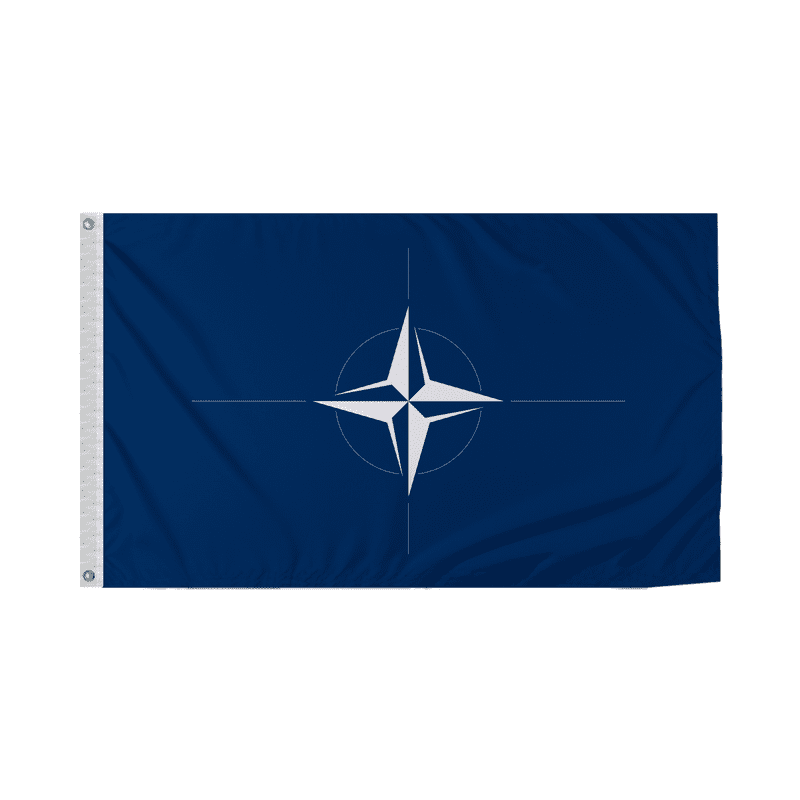 Promopatriot Nato National Flag 3x5 ft Polyester Double Stitched Edges ...