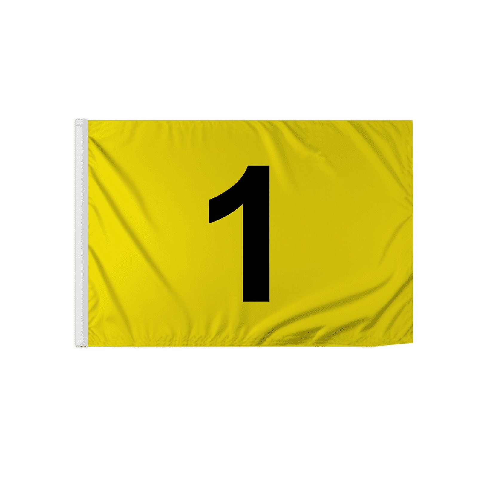 Promopatriot Numbered Golf Flags - 14 x 20 inch Numbered Flags for Golf ...