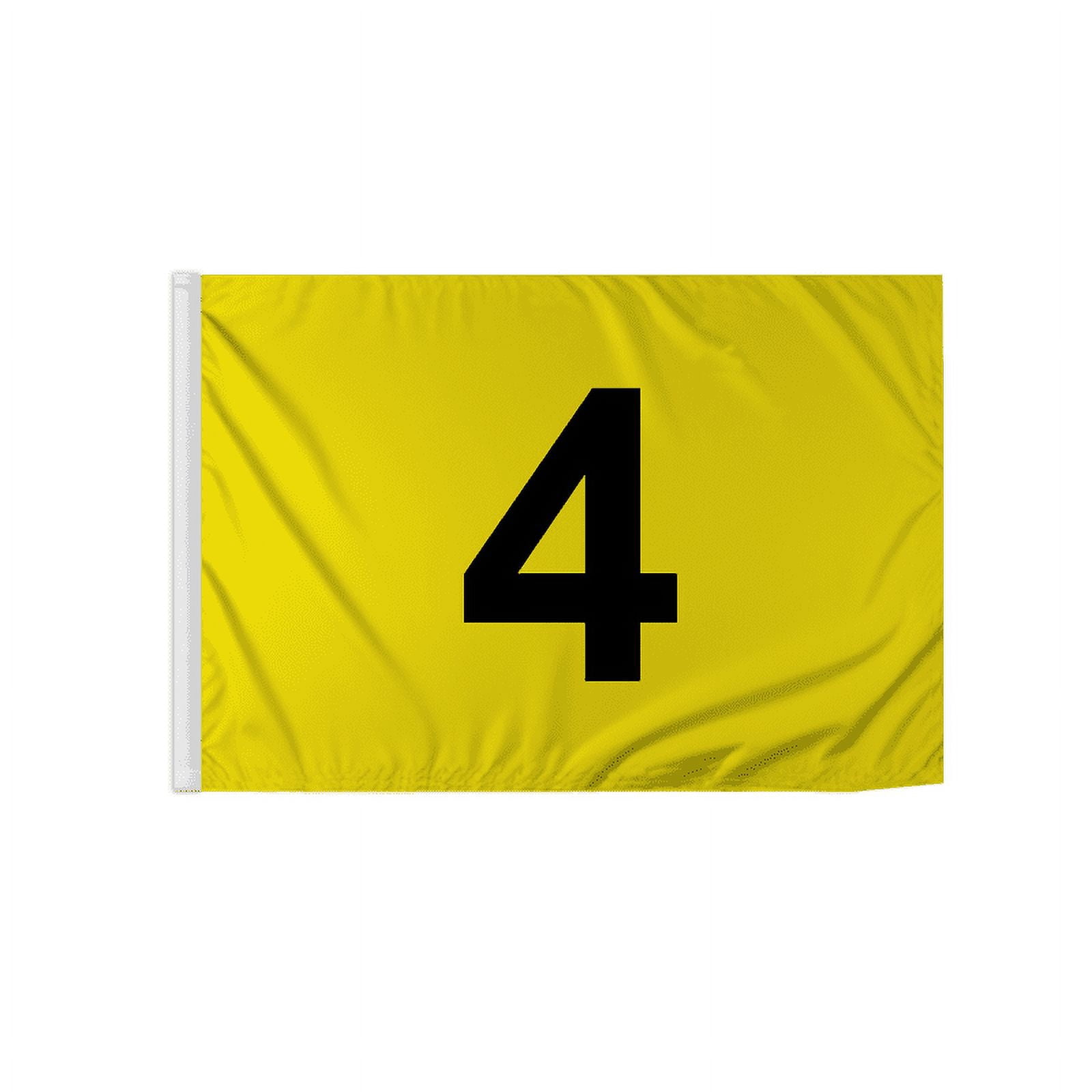 Promopatriot Numbered Golf Flags - 14 x 20 inch Numbered Flags for Golf ...