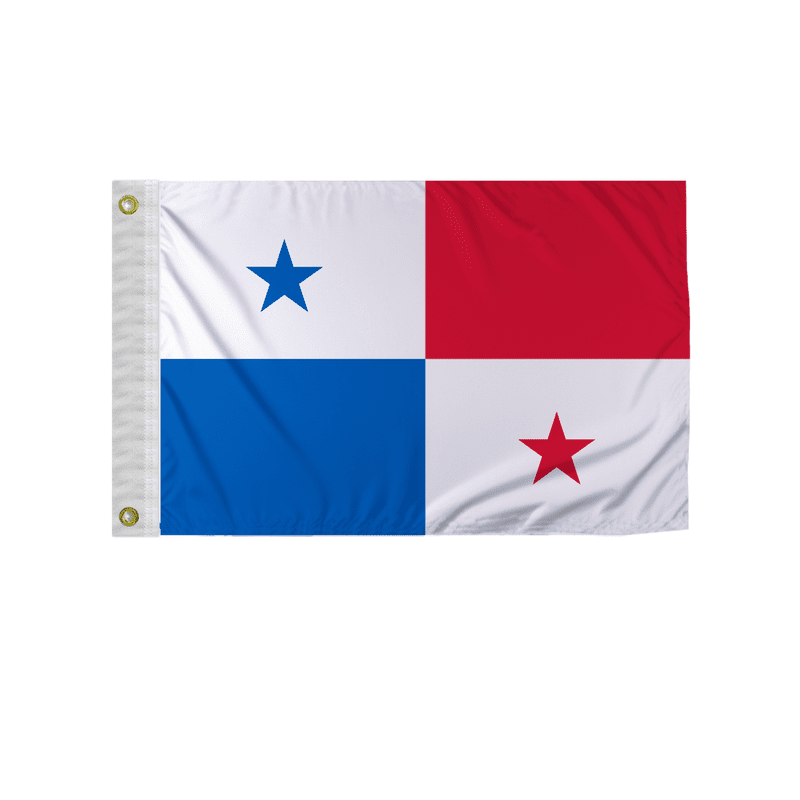 Promopatriot Panama 12x18 inch Boat Flag 200D Nylon Double Stitched ...